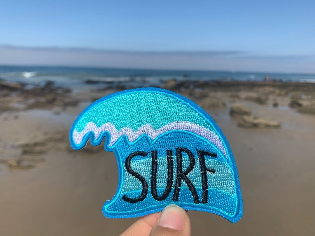 Surf Patch Iron on Patch, Embroidery Patch, Cool Patches,sew on Patch ...