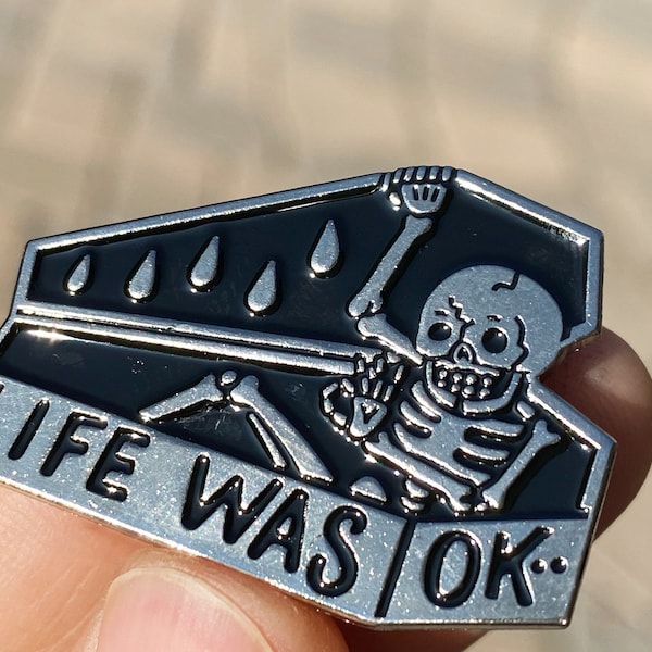 Skeleton Pin - Etsy