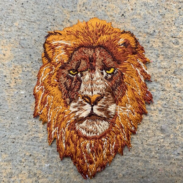 Lion Patch - Etsy