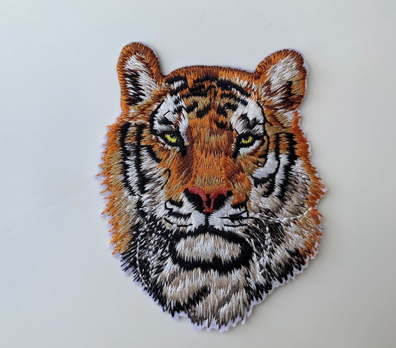 3.5 Inch Tiger Iron on Patch Tiger Applique Tiger Denim - Etsy
