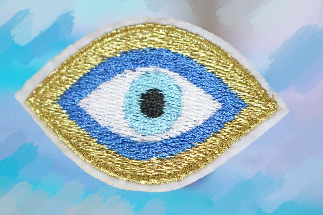 Evil Eyes Patch 2 Inch Golden Eyes Iron on Patch Face Mask - Etsy