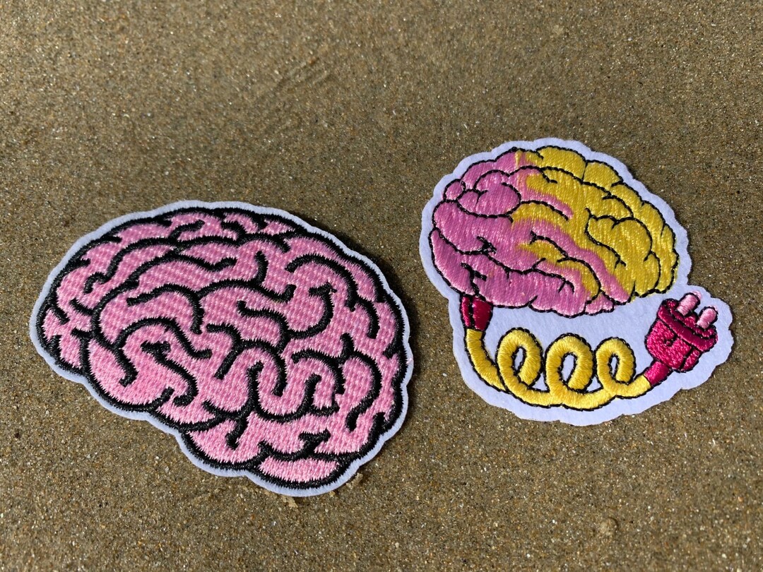 Brain Cerebrum Patch, Iron on Patch,funny Embroidery Patch Punk ,patch ...