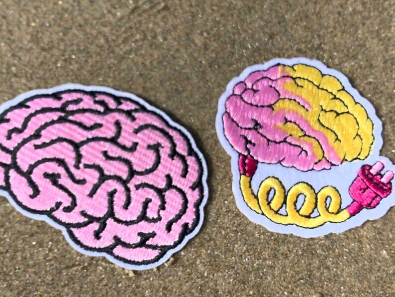 Brain Cerebrum Patch Iron on Patchfunny Embroidery Patch | Etsy
