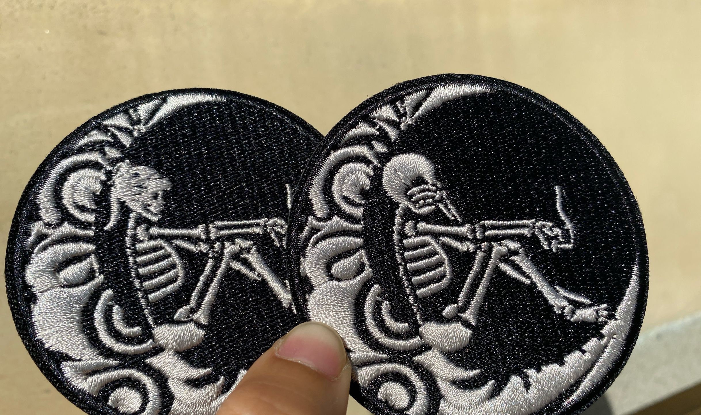 Patch Skeleton2.8 Inchhalloween Patchskeleton Loversfunny | Etsy