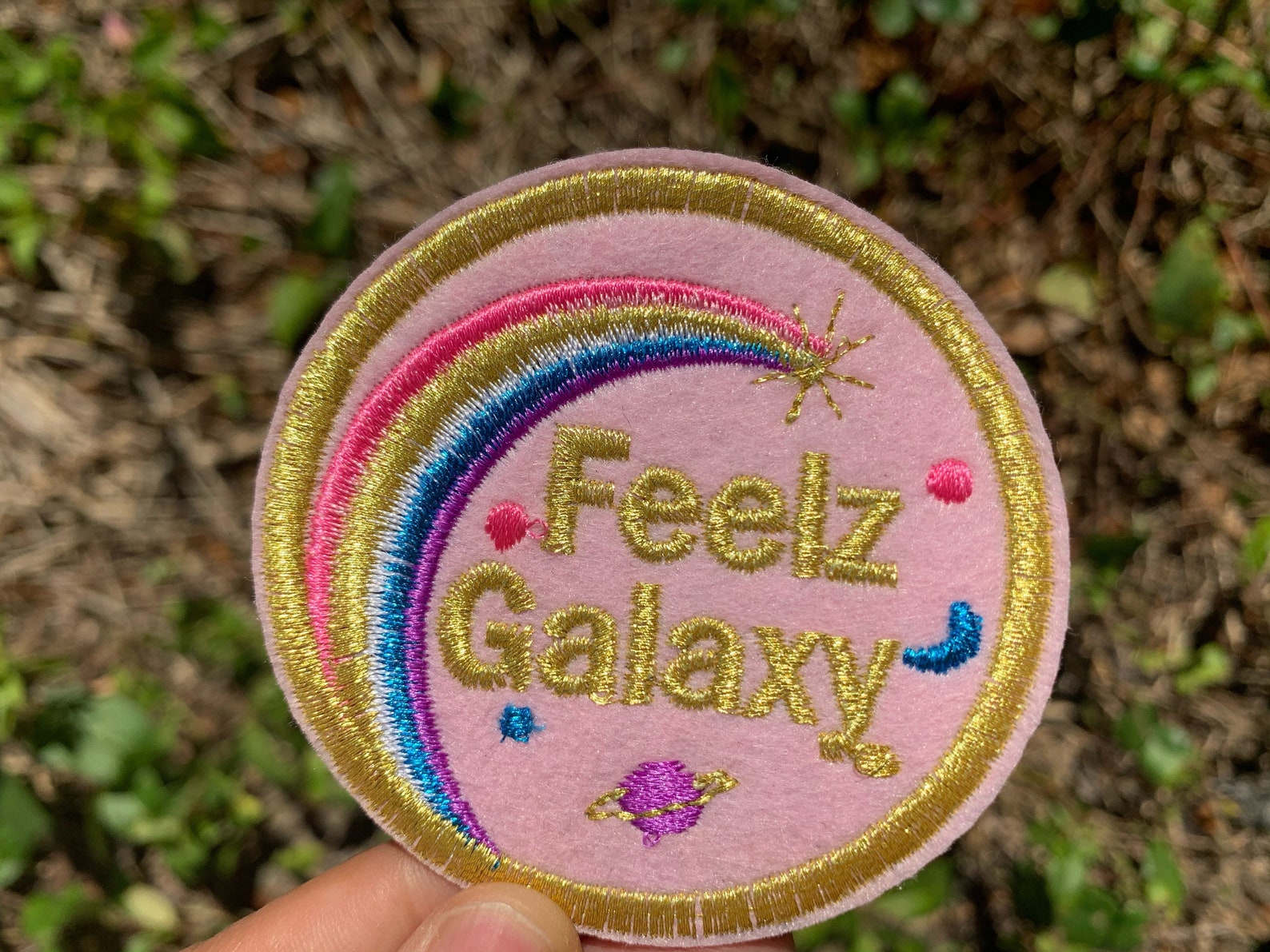 Galaxy 3 Inch Badge Iron on Patchspace Patch Embroidered - Etsy Australia