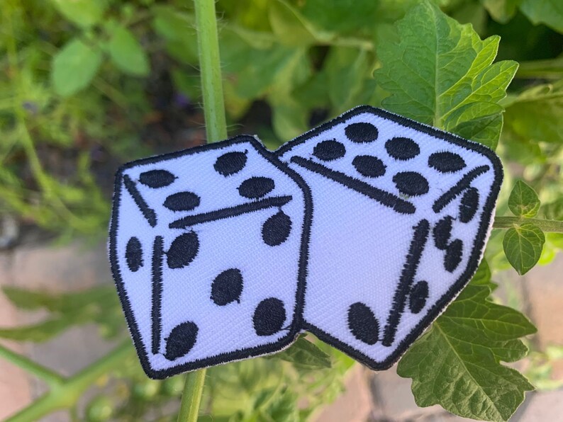 Patch Dice Dice Patch Iron on Patch Good Luck Dice - Etsy