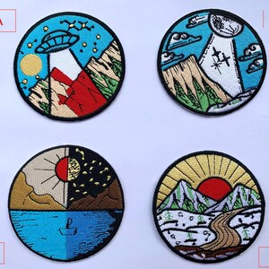 Sunrise, Patch, Adventure, Wild Patch, Outdoor View Patch, Iron on ...