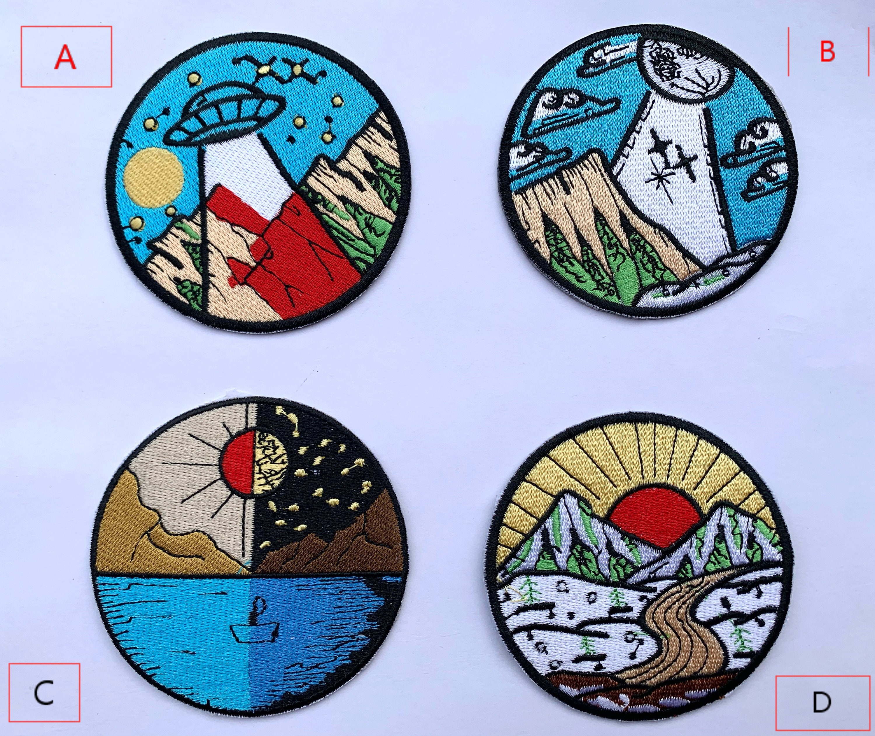 Sunrise Patch Adventure Wild Patch Outdoor View Patch - Etsy