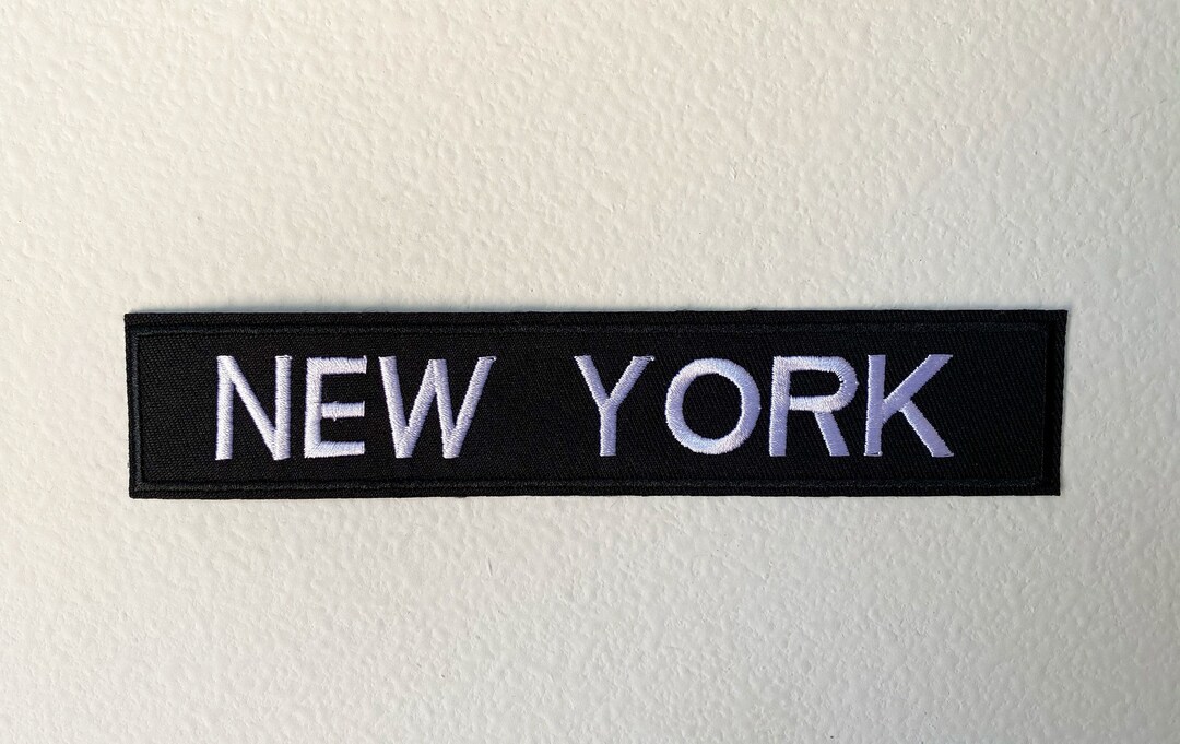 Iron on Patch,new York, 7 Inch,i Love NYC, NY Patch,embroidered Sew on ...