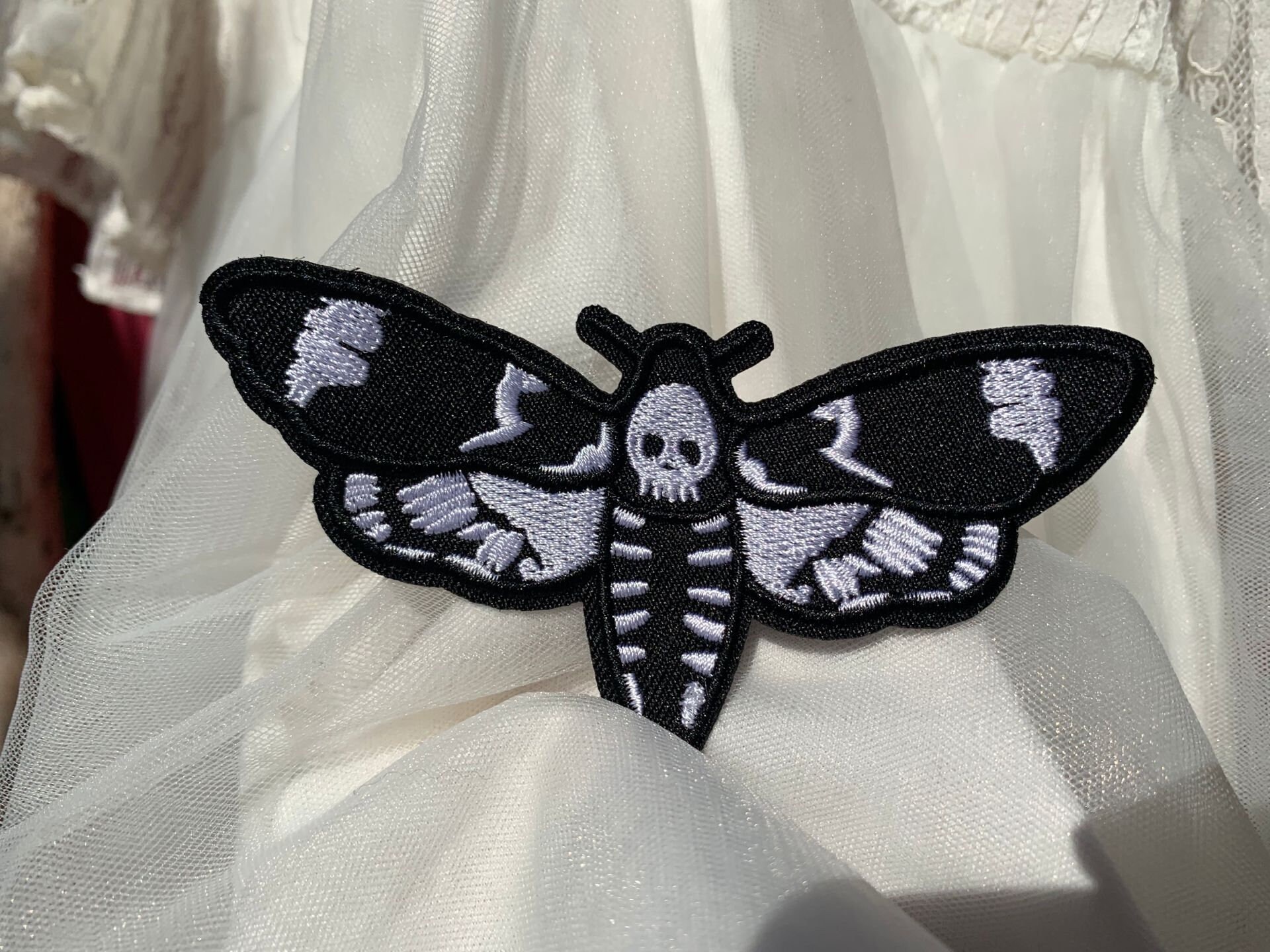 Death Moth Patch 4.5 Inch Iron on Patchembroidery Patch High | Etsy
