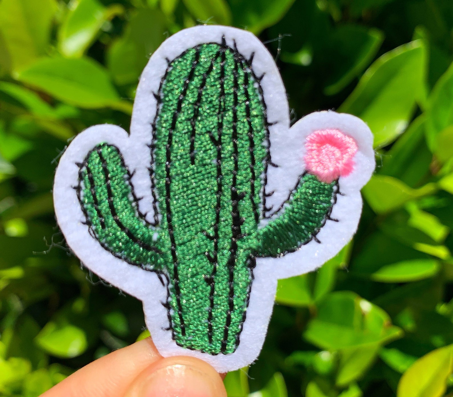Face Mask Patch Mini Cactus 2 Inch Iron on Patch Cactus | Etsy