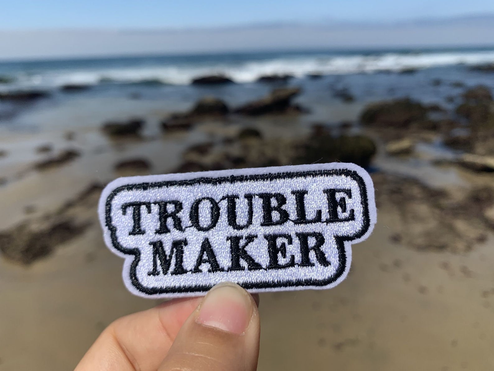 Trouble Maker Embroidered Patch Iron on Patch Funny Patch - Etsy