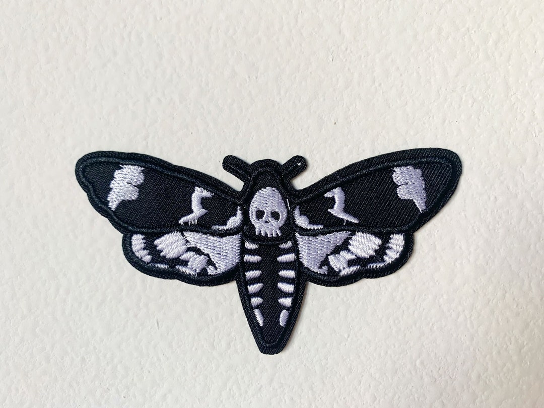 Death Moth Patch 4.5 Inch Iron on Patchembroidery Patch High - Etsy