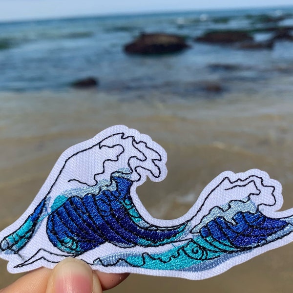 Wave Applique - Etsy