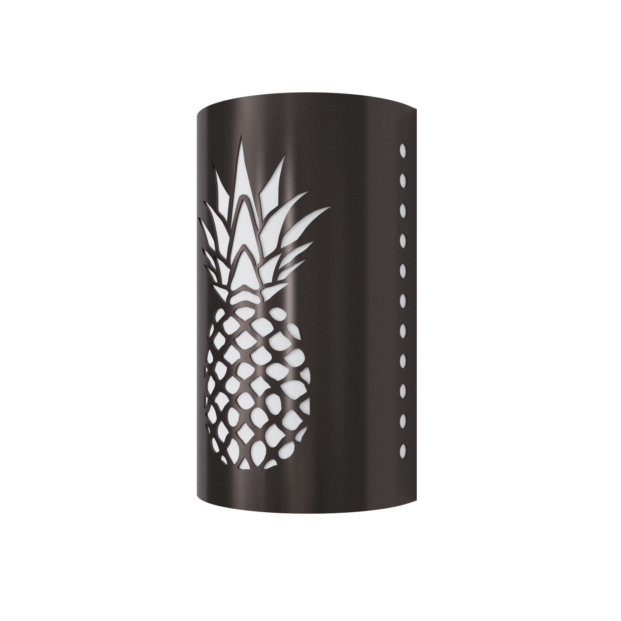 LED Pineapple in Paradise Steel Wall Sconce Indoor/outdoor - Etsy