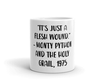 Nobody Expects the Spanish Inquisition Mug Monty Python Funny White ...