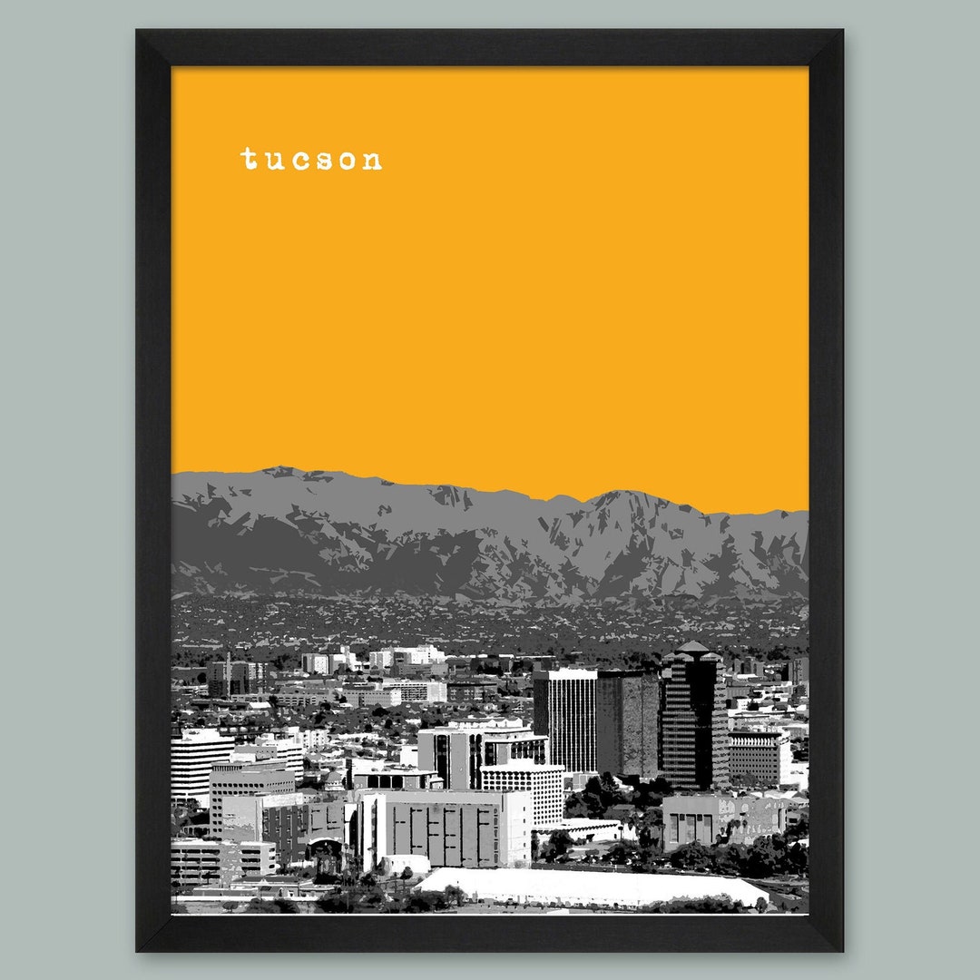 Tucson AZ | City Wall Art | Minimalist Home Decor | Prints, Framed ...