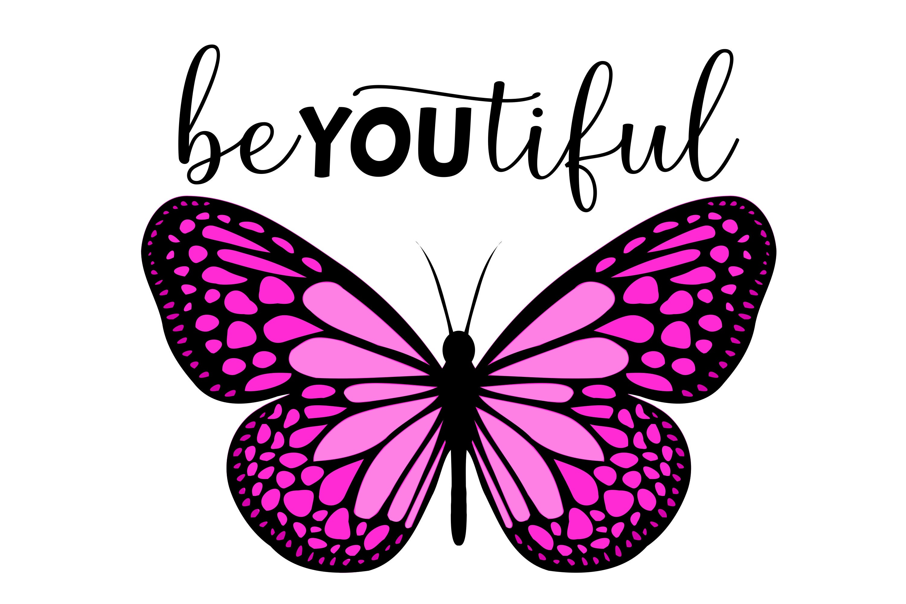Beyoutiful Butterfly SVG File - Etsy