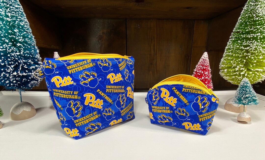 University of Pittsburgh Zippered Pouch: Wristlet Clutch With Strap - Etsy