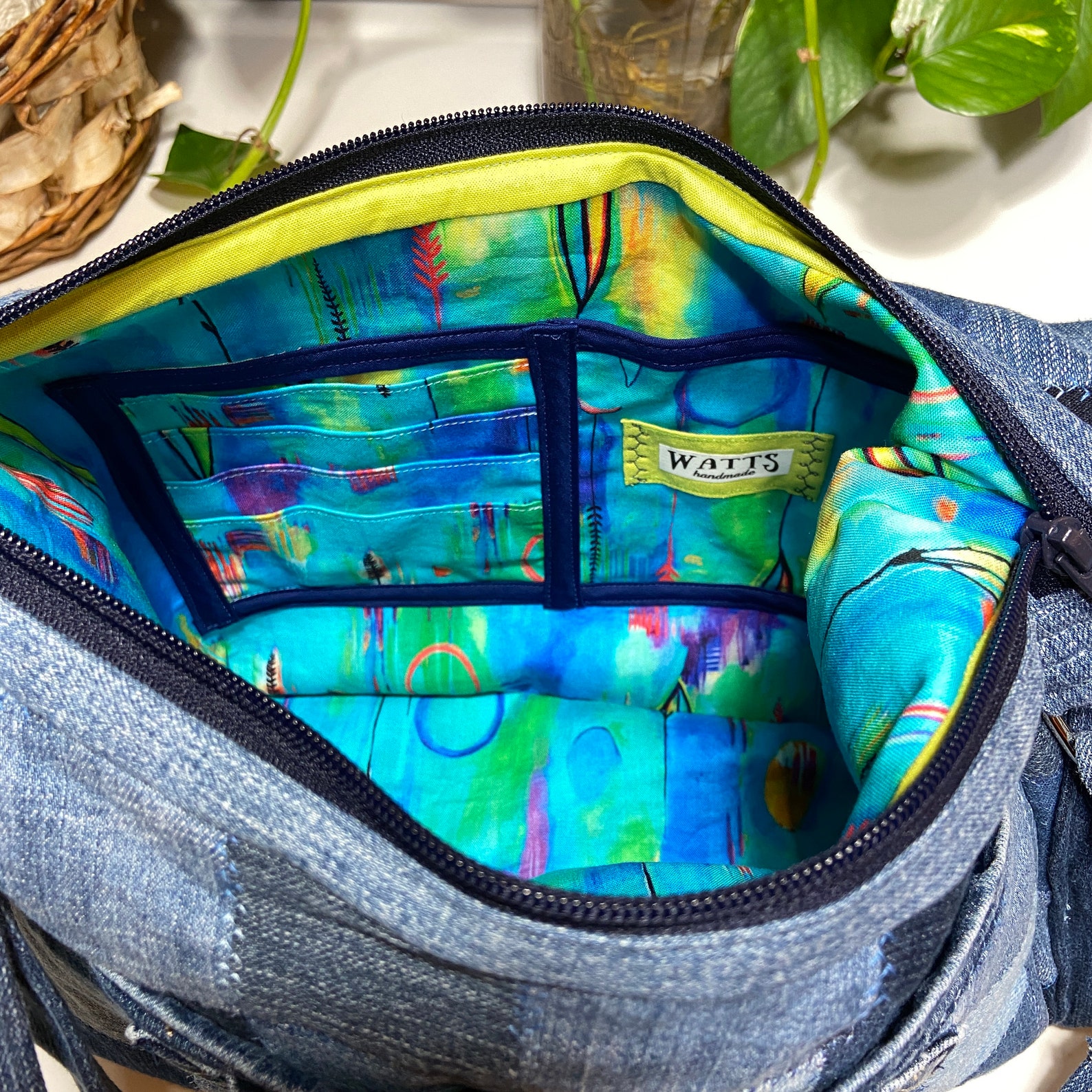 Custom Denim Purse Made-to-order Upcycled Patchwork Denim | Etsy