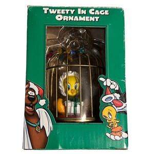 Tweety in Cage Vtg 1998 Peace on Earth Warner Bros Christmas - Etsy