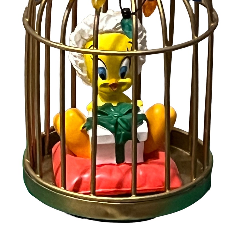Tweety in Cage Vtg 1998 Peace on Earth Warner Bros Christmas - Etsy