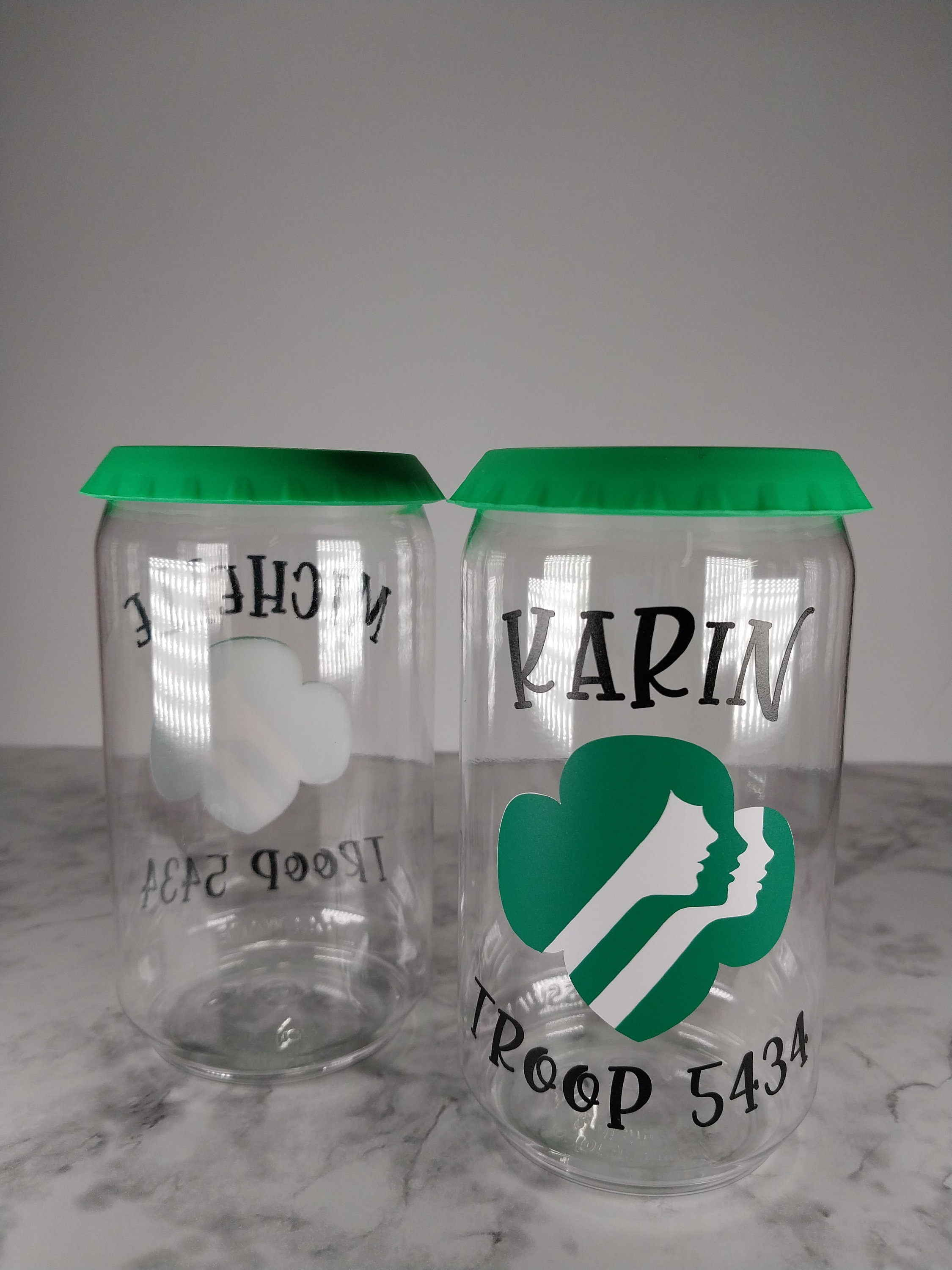 Girl Scouts Can Shaped Plastic Cups Non-breakable Bridging Party Cups ...