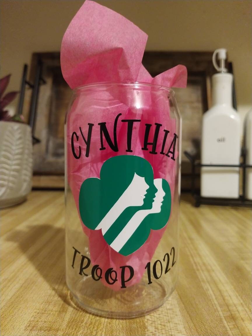 Girl Scouts Can Shaped Plastic Cups Non-breakable Bridging Party Cups ...