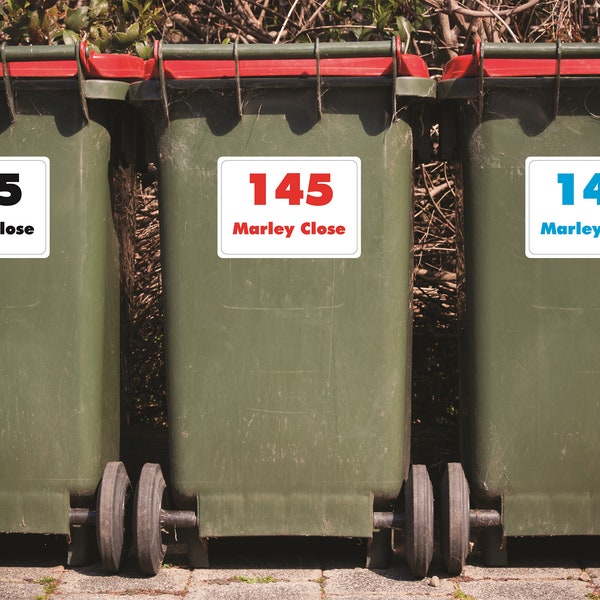 Wheelie Bin Sticker - Etsy
