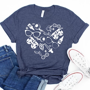 Optometry T-shirt, Optometry Heart Shirt, Optometry Gift, Optometry ...