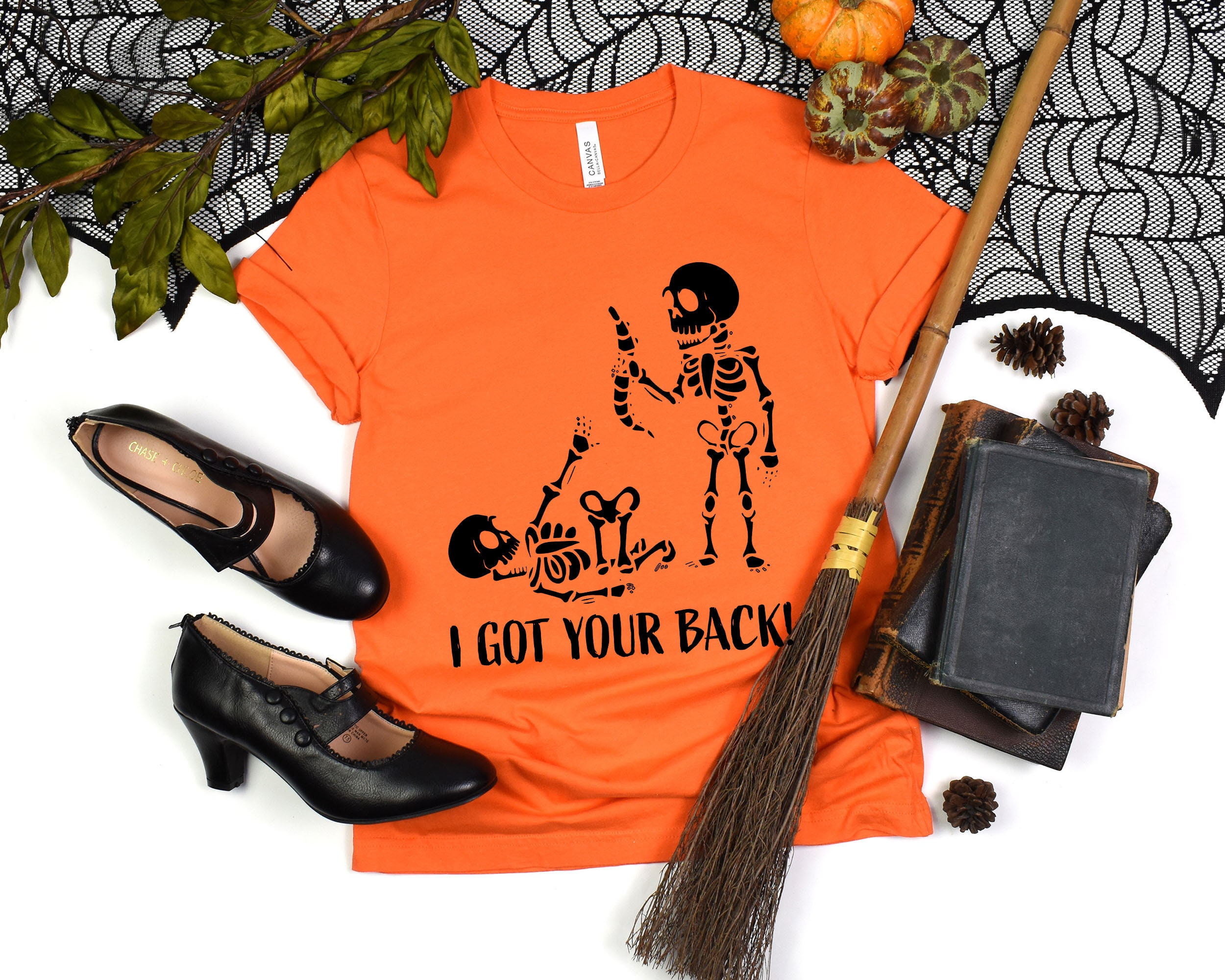 I Got Your Back Skeleton Halloween T-shirt: Funny Friendship Tee - Etsy