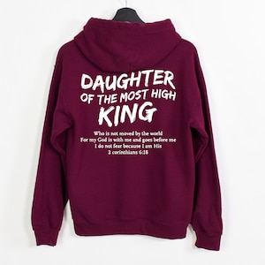 Daughter of the Most High King Sweatshirt - Christian Hoodie - Etsy