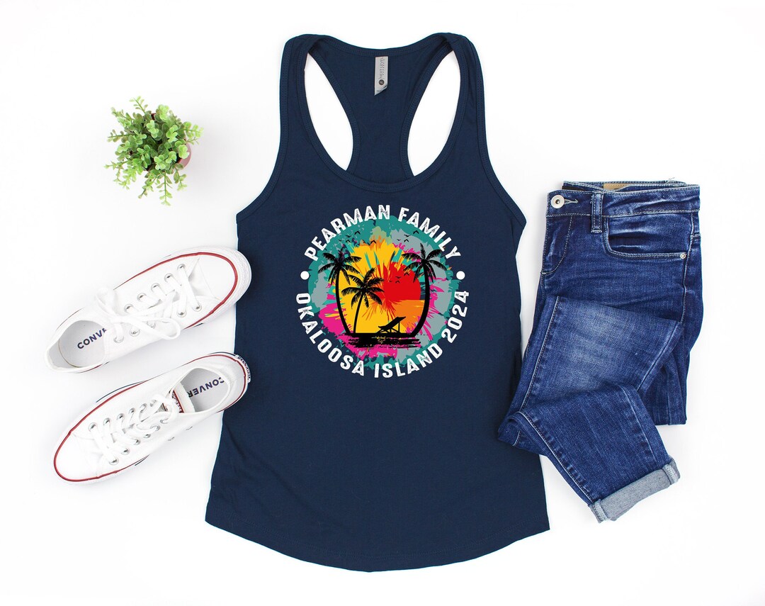 Custom Family Vacation Tank Top: Personalized Beach Trip Shirt - Etsy
