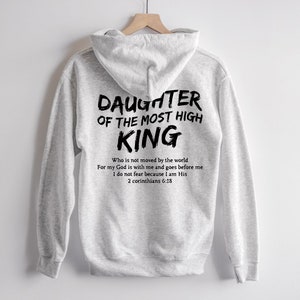 Daughter of the Most High King Sweatshirt - Christian Hoodie - Etsy