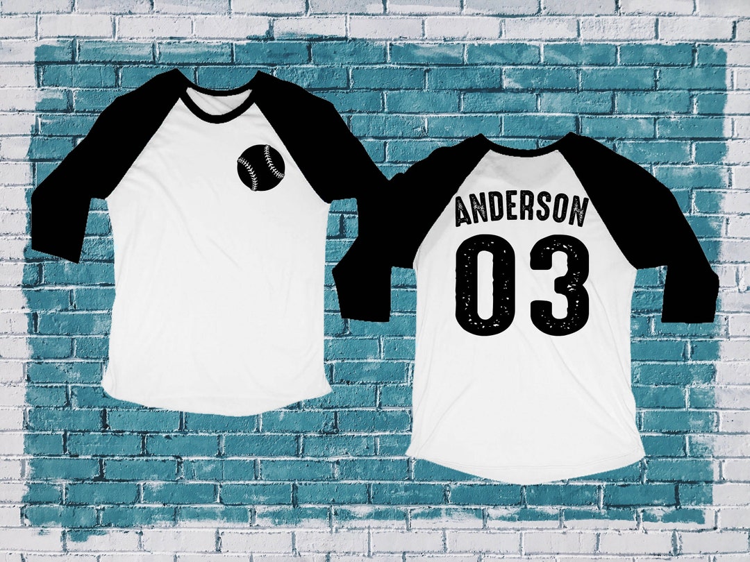 Custom Baseball Raglan, Personalized Family Baseball Shirt, Team Raglan ...