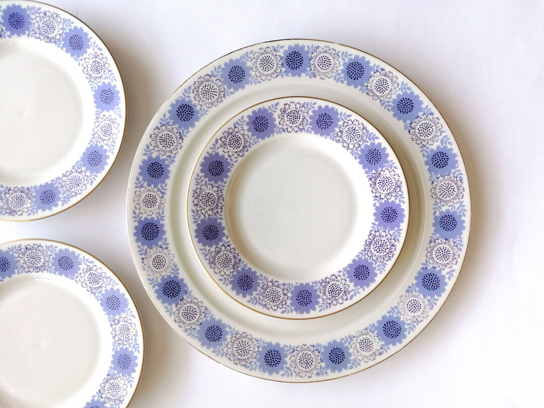 Arabia Finland Rare "heili" Cake Plates and Dinner Plate / Raija ...