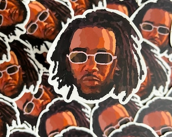 Kendrick Lamar Mr. Morale & the Big Steppers Cut Stickers - Etsy