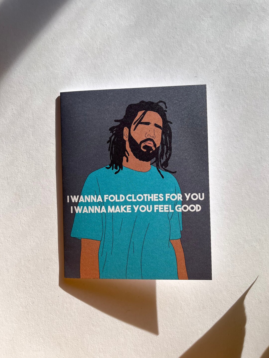 J Cole Greeting Card- J Cole Birthday Card- J Cole Card- J Cole Party ...