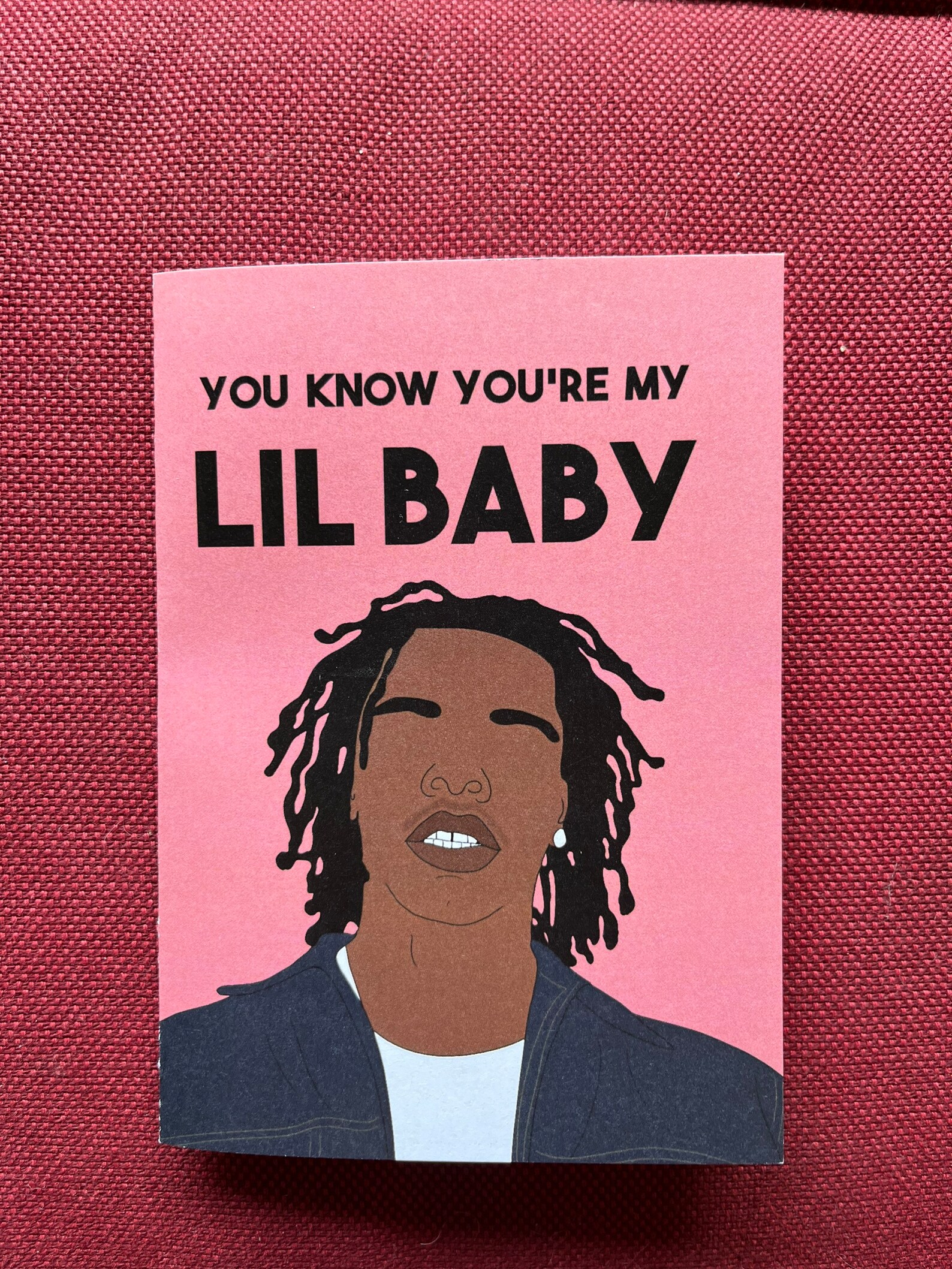 Lil Baby Birthday Card- Lil Baby Anniversary- Lil Baby Sticker- 4PF ...