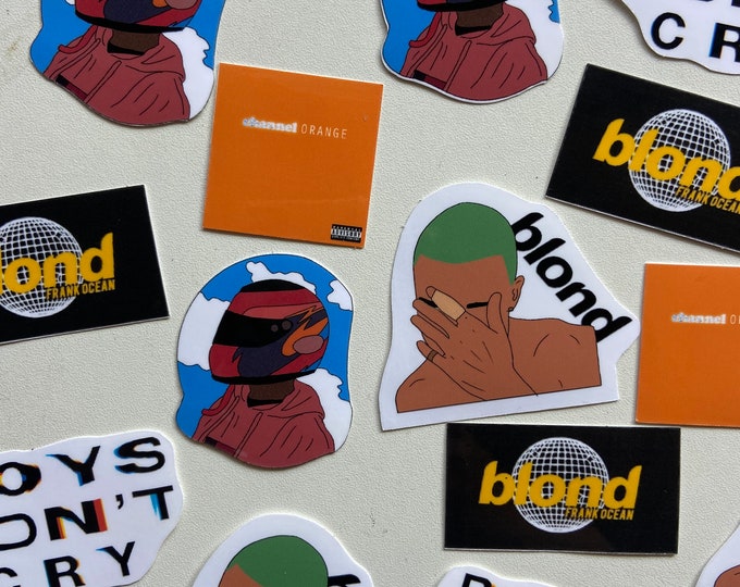 Frank Ocean Sticker Pack Blond Stickers Blond Album Blonde Sticker ...