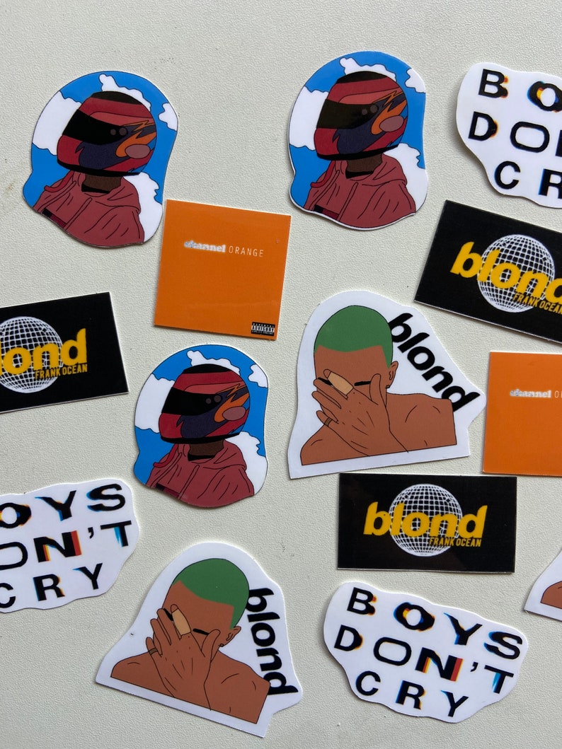 Frank Ocean Sticker Pack Blond Stickers Blond Album Blonde | Etsy