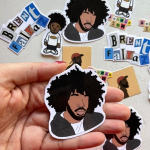 Brent Faiyaz Sticker Pack Brent Faiyaz Stickers Brent Faiyaz Etsy