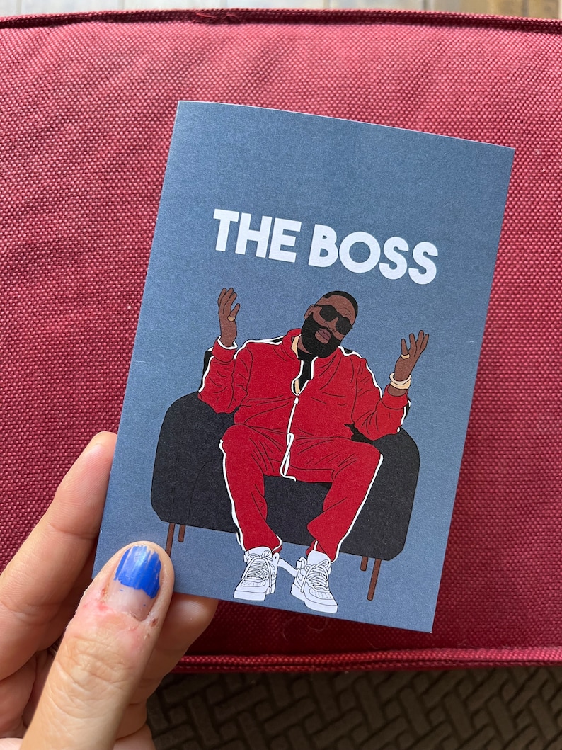 Rick Ross Greeting Card Big Meech Maybach Music Rick Ross the Boss Baws ...