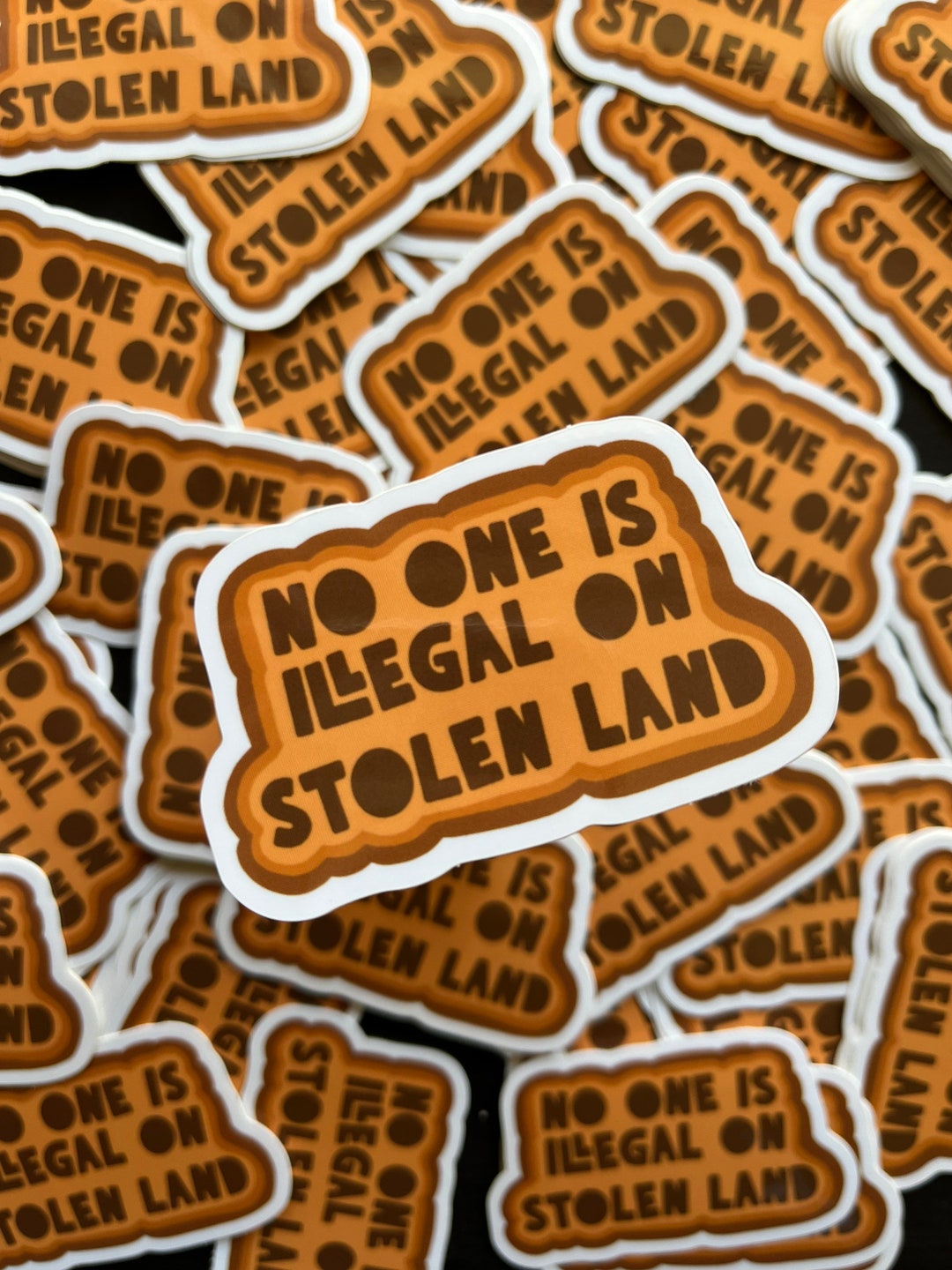 Land Back Sticker- Waterproof- Stolen Land- Indigenous- Land ...