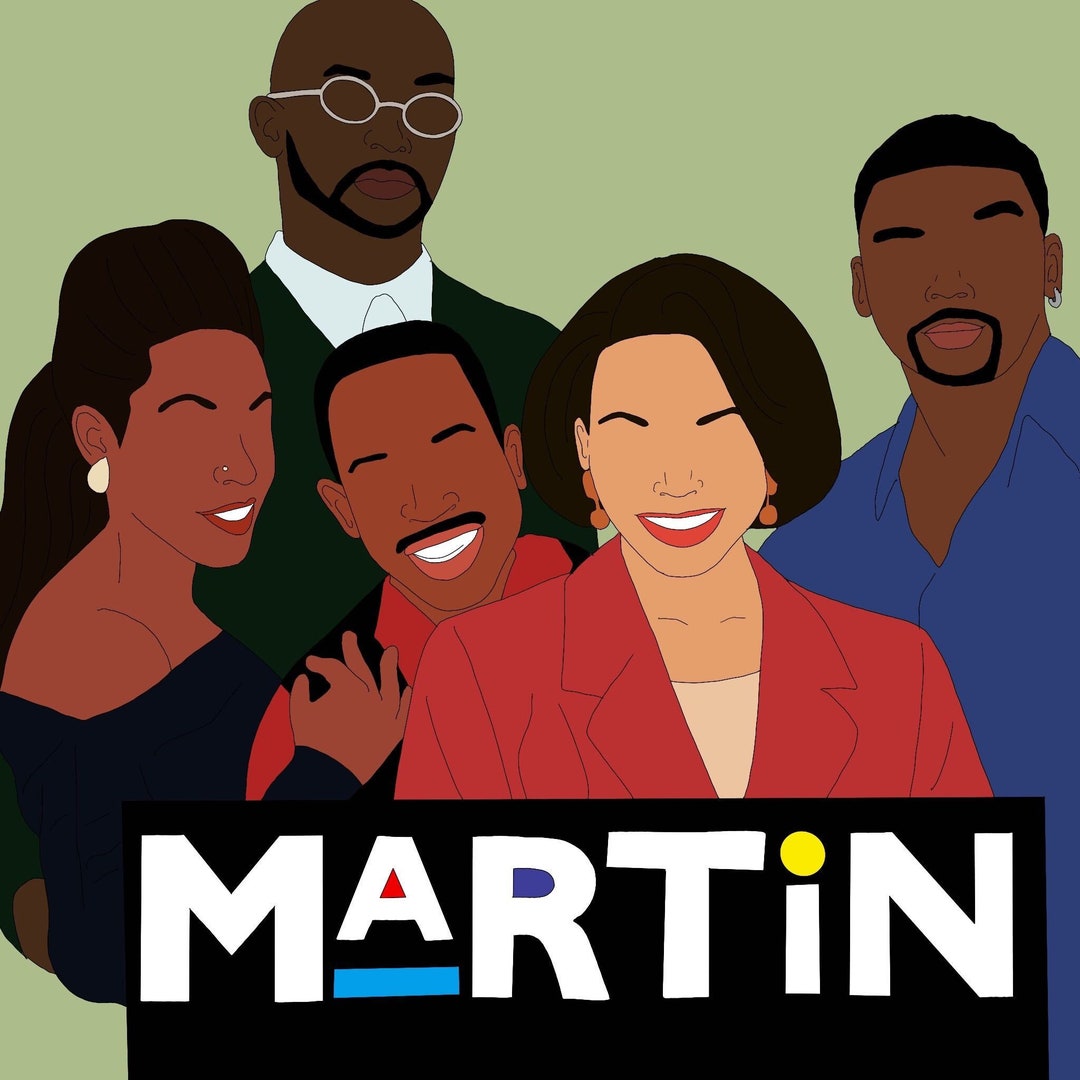 TV Show- Martin Print - Martin and Gina- Martin Payne- Nostalgic TV ...