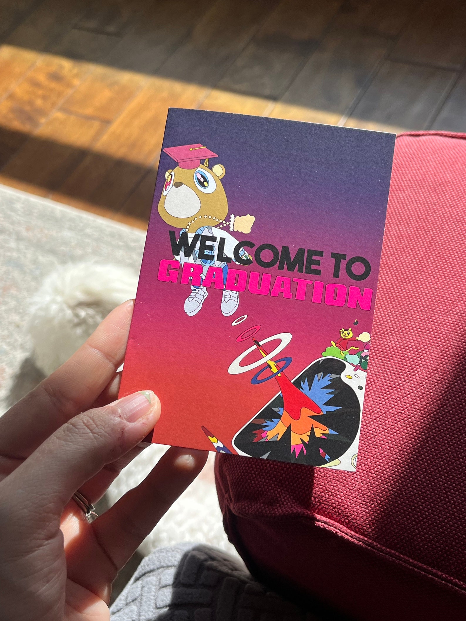 Graduation Gard- Kanye West Graduation- Hip Hop Graduation Card- Rap ...