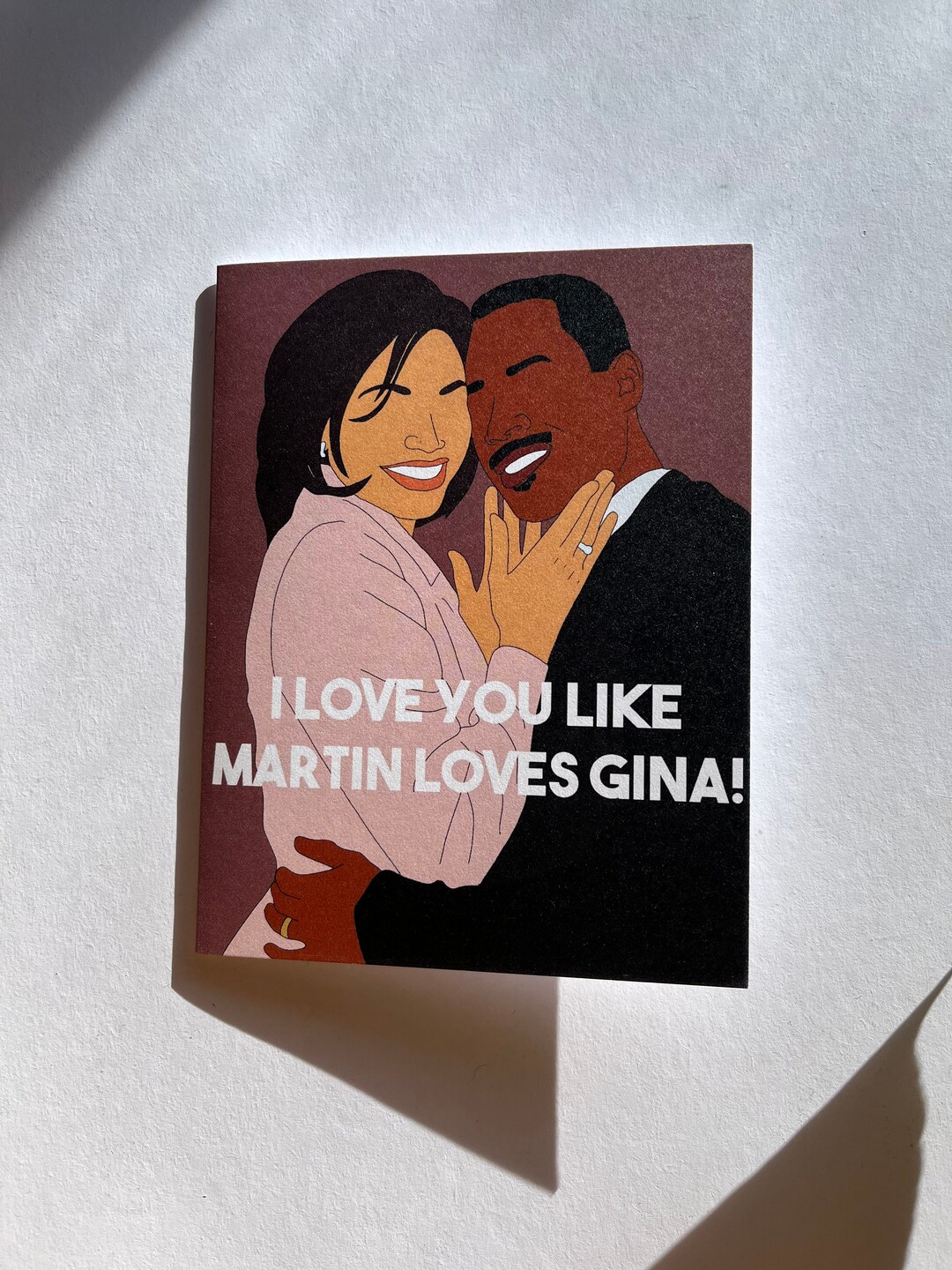 Martin and Gina Card- Martin Birthday Card- Funny Romantic Card- Martin ...