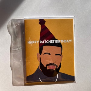 Drake Birthday Card Drake Ratchet Birthday Drake Greeting - Etsy