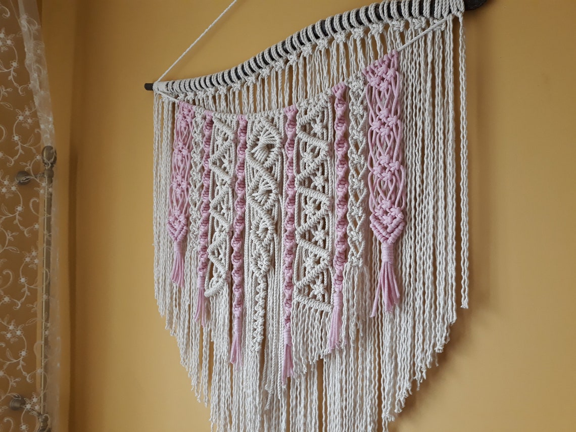 XL Geometric Macrame / Macrame Wall Hanging/ Macrame Decor/ | Etsy