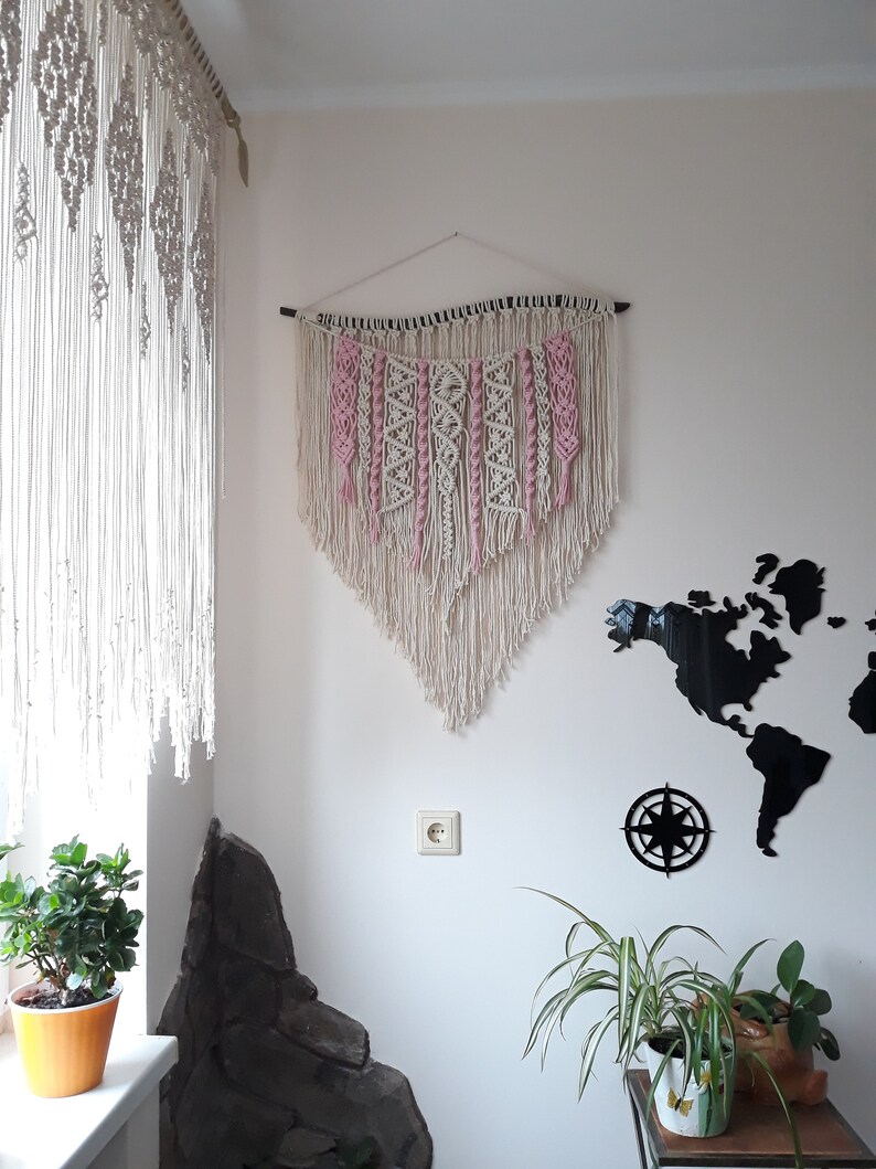 XL Geometric Macrame / Macrame Wall Hanging/ Macrame Decor/ - Etsy